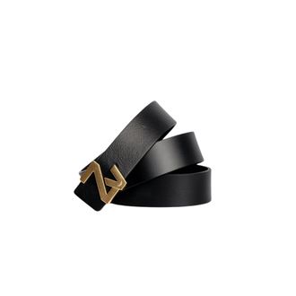 Zadig&Voltaire Homme, Accessoires, Noir, Taille: M Ceinture noire avec style