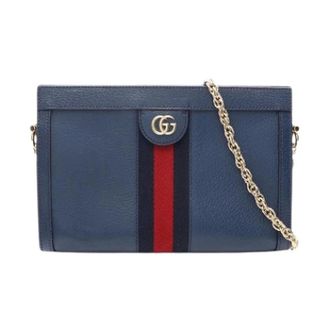 Gucci Sac bandouli&egrave;re vintage Pre-owned - Femme - Pre-owned - Bleu - Taille: ONE Size