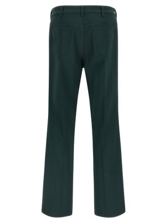 Marni Technical Twill Trousers - Dark Green