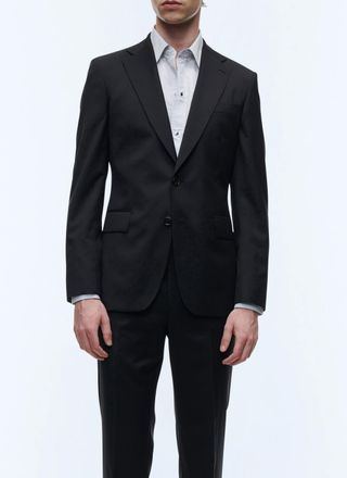 Fursac Veste grande taille en serge de laine - Taille 54 - Homme