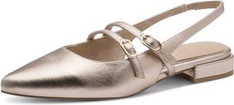 Marco Tozzi Femme Ballerinas 2-29409-44 Ballerines, Platine, 39 EU