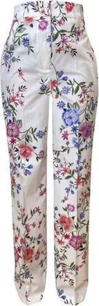 Liu Jo Femme, Pantalons, Multicolore, Taille: 48 FR Straight Pantalons