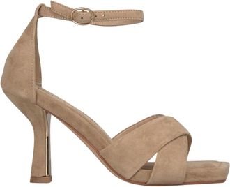 Alma En Pena Alma EN Pena, Femme, Chaussures, Beige, Taille: 39 EU Sandale &agrave; Talon avec Brides Crois&eacute;es