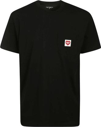 Carhartt Work in Progress T-Shirts - - Tops - Herren - Schwarzk - S