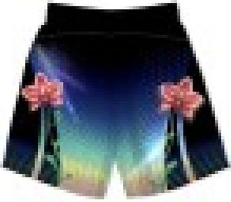 Casablanca Homme, Maillots de bain, Multicolore, Taille: S Short avec Imprim&eacute; Graphique