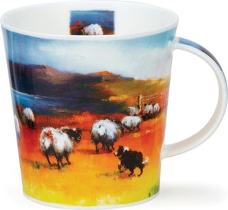 Dunoon Caingorm Tasse aus feinem Knochenporzellan, Summer Ilses Orange