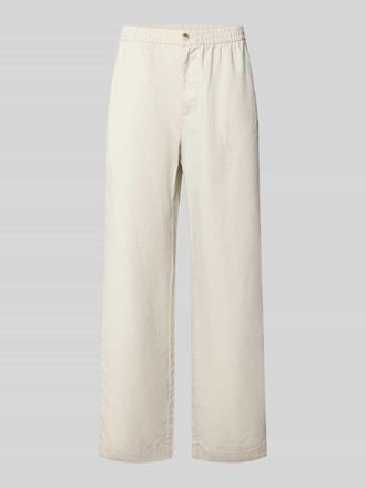 GAP Leinenhose mit elastischem Bund und Eingrifftaschen