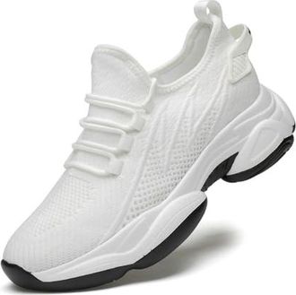 Minetom Baskets Rehaussantes Homme Talon Intégré 4-10 Cm Chaussures De Sport en Mesh Tennis Respirant Légères Et Confortables De Marche Fitness Running Joggin