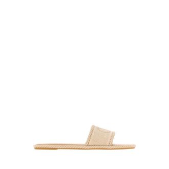 Valentino Garavani VLogo Torchon Slide Sandale - - Shoes - Damen - Beige - 40 EU