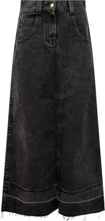 Palm Angels Femme, Jupes, Noir, Taille: W25 Denim Skirts