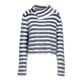 Jacquemus Femme, Pulls, Bleu, Taille: 40 FR Marina Sweater