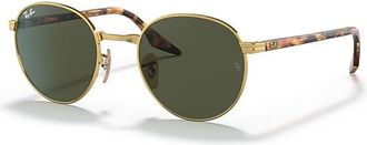 Ray-Ban Rb3691 Sonnenbrillen Havana Gelb Fassung Gr&uuml;n Glas 51-21