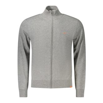Sun 68 Cardigan &agrave; manches longues - Homme - Pulls - Gris - Taille: L