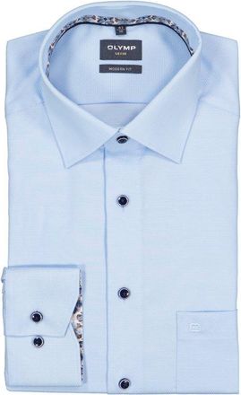 Olymp Herren Hemd blau