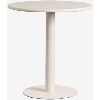 Sklum Table de cuisine ronde &Oslash;70 cm en fer Mizzi SKLUM Tapioca Beige