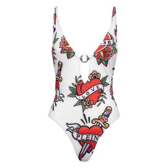 Philipp Plein Monokini Love - - Swimwear - Damen - Mehrfarbig - XS