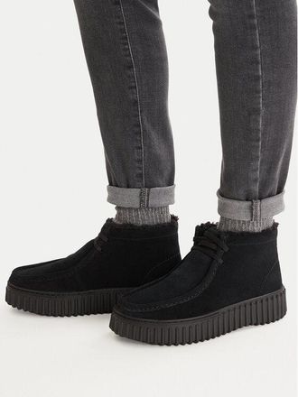 Clarks Schn&uuml;rschuhe Torhill Moss 26182916 Schwarz
