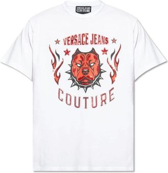 Versace Jeans Couture Homme, Tops, Blanc, Taille: XL T-shirt
