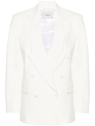 Coperni blazer à boutonnière croisée - Blanc