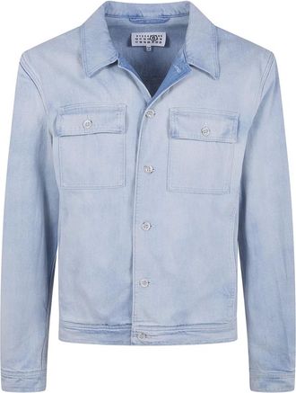 Maison Margiela Homme, Vestes, Bleu, Taille: XL Denim Vestes