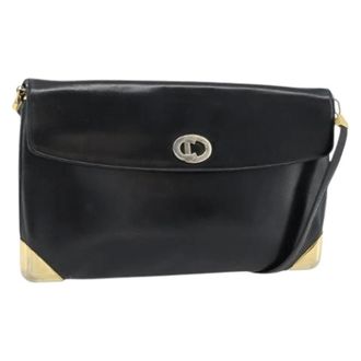 Dior Pre-owned Cuir sacs-main - Femme - Pre-owned - Noir - Taille: ONE Size