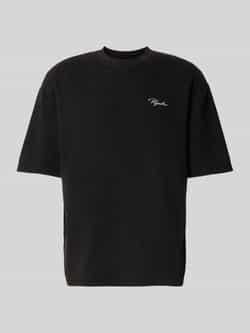 Pegador Oversized T-Shirt mit Strukturmuster und Label-Stitching