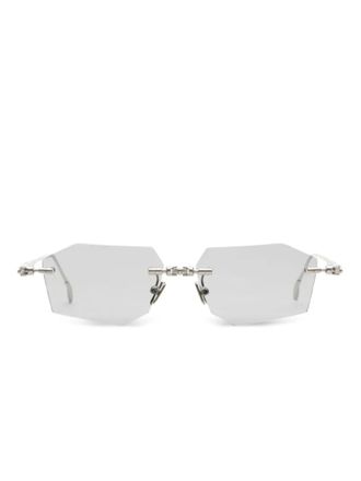 Kuboraum lunettes de soleil H63 - Argent