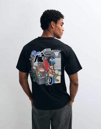 HUF Boulevard Status Grafik-T-Shirt in Schwarz