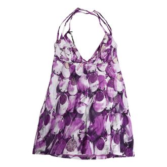 Roberto Cavalli Femme, Sous-v&ecirc;tements, Multicolore, Taille: 38 FR Sous-v&ecirc;tement &agrave; Col Halter et Motifs