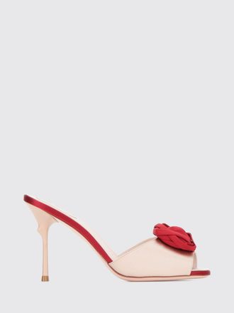 Roger Vivier Rose Vivier Mules aus Satin mit Stilettoabsatz