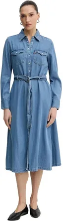 Levi's Femme, Robes, Bleu, Taille: 36 FR Robes chemise