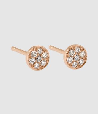 Gigi Clozeau Boucles doreilles Puce Diamants Or