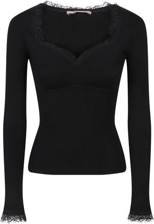 Twinset Femme, Pulls, Noir, Taille: 40 FR Pull Twin-set