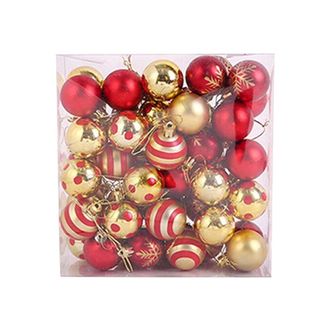 Generico Weihnachtsbaumkugel-Set, unzerbrechliche Dekoration, dekorative Kugeln f&uuml;r den Weihnachtsbaum, Geschenk f&uuml;r Familienfeiern, Hochzeiten, Neujahr und Zu