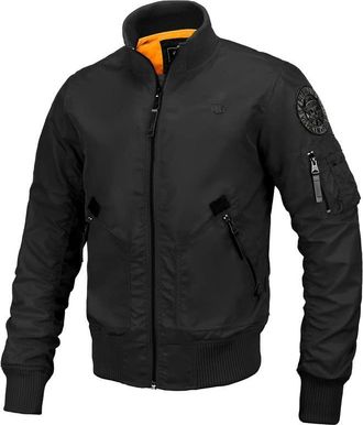 Pitbull Jacke Herren im Bomber Stil West Coast Centurion, Bequeme Übergangsjacke, Männer Bomber Jacke, Fliegerjacke, klassischer Airline-Bomberschnitt - XXL