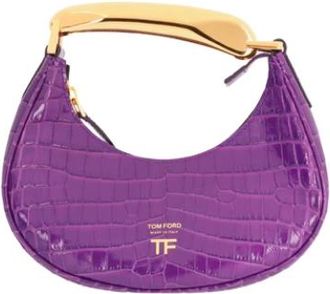 Tom Ford Femme, Sacs, Violet, Taille: ONE Size Mini Hobo Sac Bandoulière