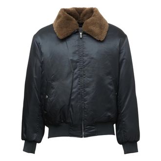 Dr&ocirc;le de Monsieur Bomberjacke mit Pelzkragen - - Jackets - Herren - Schwarzk - XL
