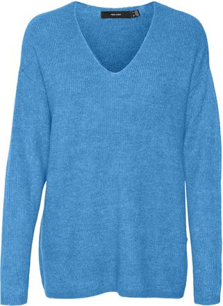 Vero Moda VMCREWLEFILE LS V-Neck Blouse NOOS