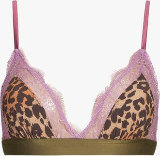 Love Stories Soutien-gorge triangle l&eacute;opard