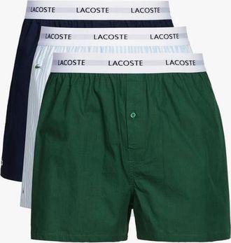Lacoste Lot de 3 cale&ccedil;ons