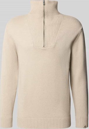 Scotch & Soda Regular Fit Strickpullover mit Troyer-Kragen