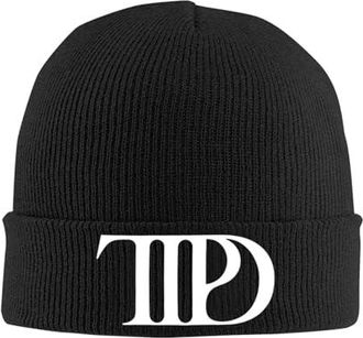 Generic Chapeau Homme, Lettres Blanches Design Fond Noir, Homme Femmes Unisexe Chapeau tricot&eacute; Bonnet, Bonnet Hiver Chaud Thermique Chaleureux No&euml;l Cyc