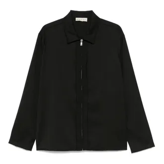 Paura Surchemise Shin avec fermeture &eacute;clair - Homme - Chemises - Noir - Taille: L