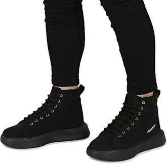 Bonamaison Homme TRRBA100009 Fashion Boot, Noir, 44 EU