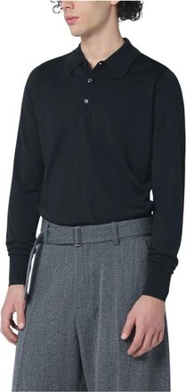 John Smedley Homme, Tops, Noir, Taille: 2XL Dorset Polo