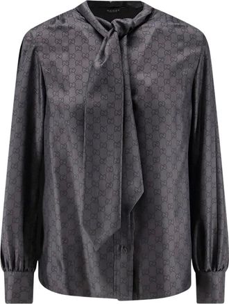 Gucci Damen, Blusen & Hemden, Grau, MGr&ouml;&szlig;e