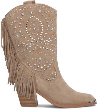 Alma En Pena I240524 Botas Cowboy Mujer Beige