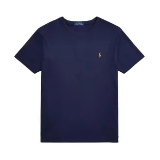 Polo Ralph Lauren Custom Slim Fit Soft Cotton T-Shirt - - Tops - Herren - Blau - XL