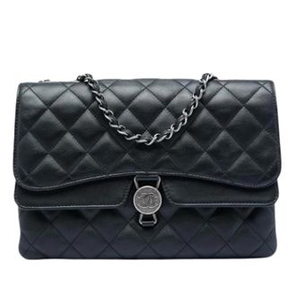 Chanel Pre-owned Vintage Quilted Lambskin Shoulder Bag - - Pre-owned - Damen - Schwarzk - ONE SIZE