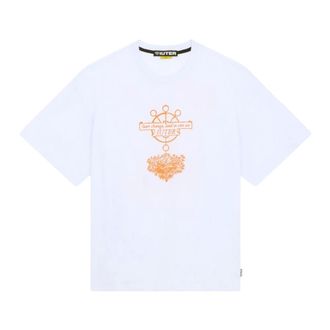 Iuter Iuter, Homme, Tops, Blanc, Taille: XS T-shirt en coton &agrave; manches courtes